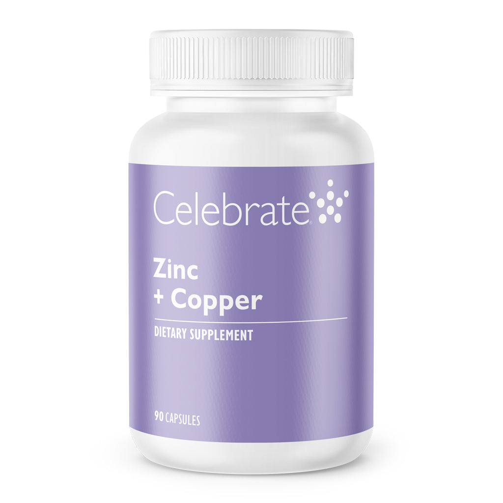 Zinc Plus Copper Capsules - Celebrate – Celebrate Vitamins